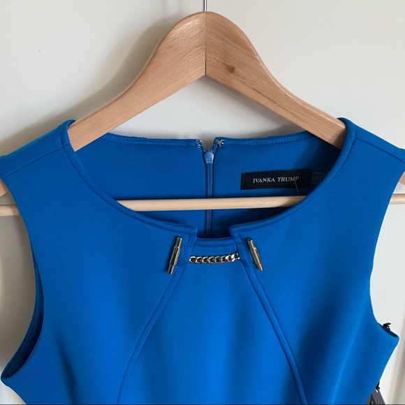 Ivanka Trump | Dresses | Nwt Ivanka Trump Blue Dress 4 | Poshmark